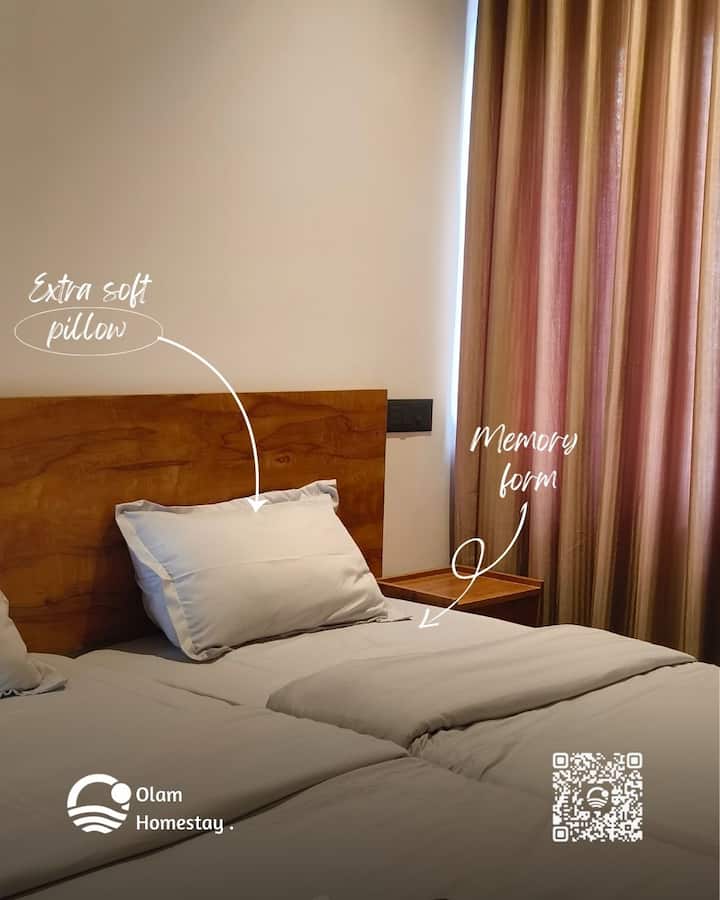 Olam Homestay (Queen Room With Balcony) - Varkala