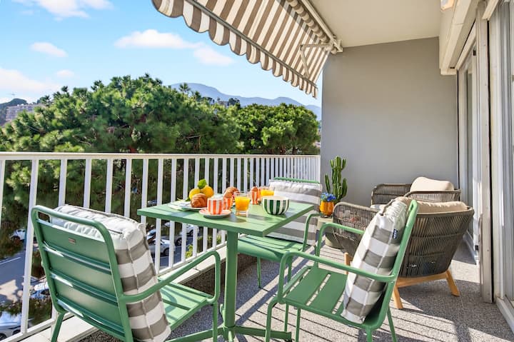 ÉLégant Appartement Au Palais Borrigo – 50 M Mer - Mentone