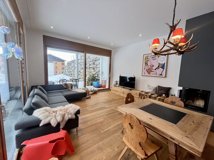 Stylish Modern Family Apartment Close To The Lifts - Laax