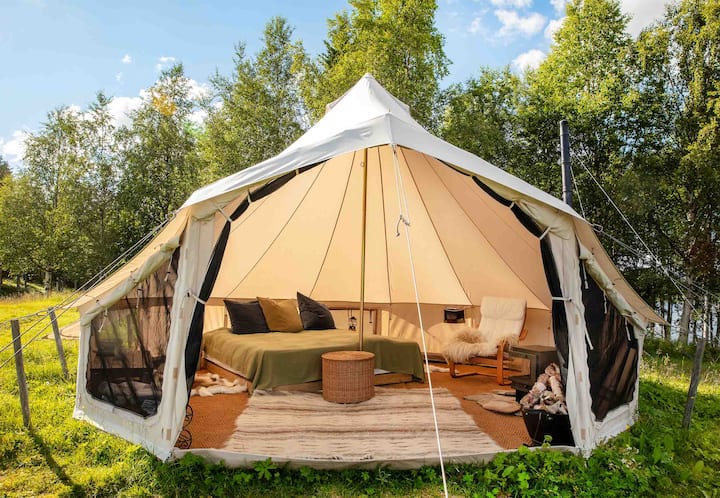Tente Glamping Confort 4 Personnes - Saint-Cirq-Lapopie