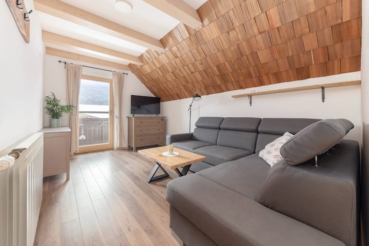 Apartment Hkavc Markež, Big Garden 2-bedroom-for 4 - Stara Fužina