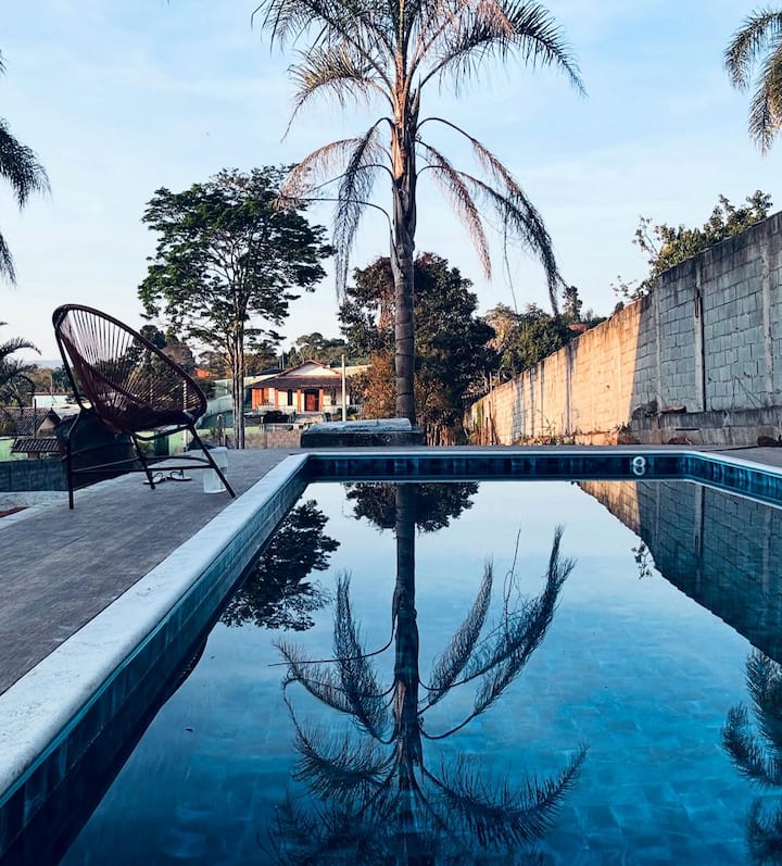 Chalé Rústico  Privativo Perto Da Rota Do Vinho - Ibiúna