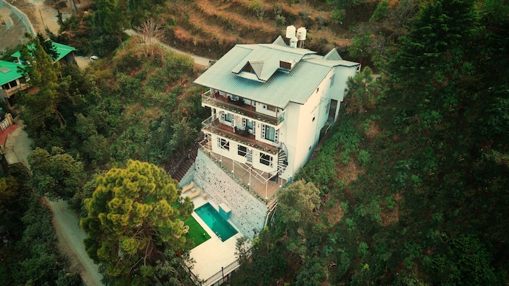 3 Bhk Guest Suite W/ Heated Pool In Nainital - Bhimtal