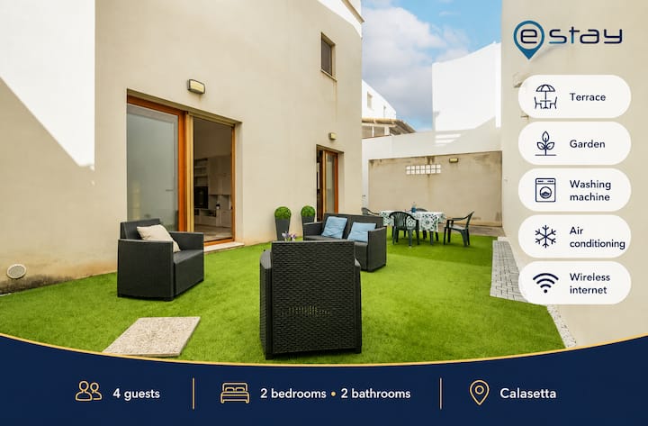 Sunlit 47 - Garden - Aircon - Wifi - Calasetta
