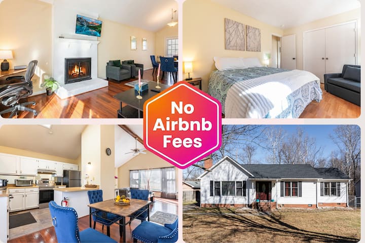 ‼️Stylish Home W/ Bbq Patio, Prime Greensboro Spot - Greensboro, NC