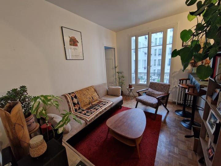 Appart' Cosy Proche Montmartre - Porte de Bagnolet