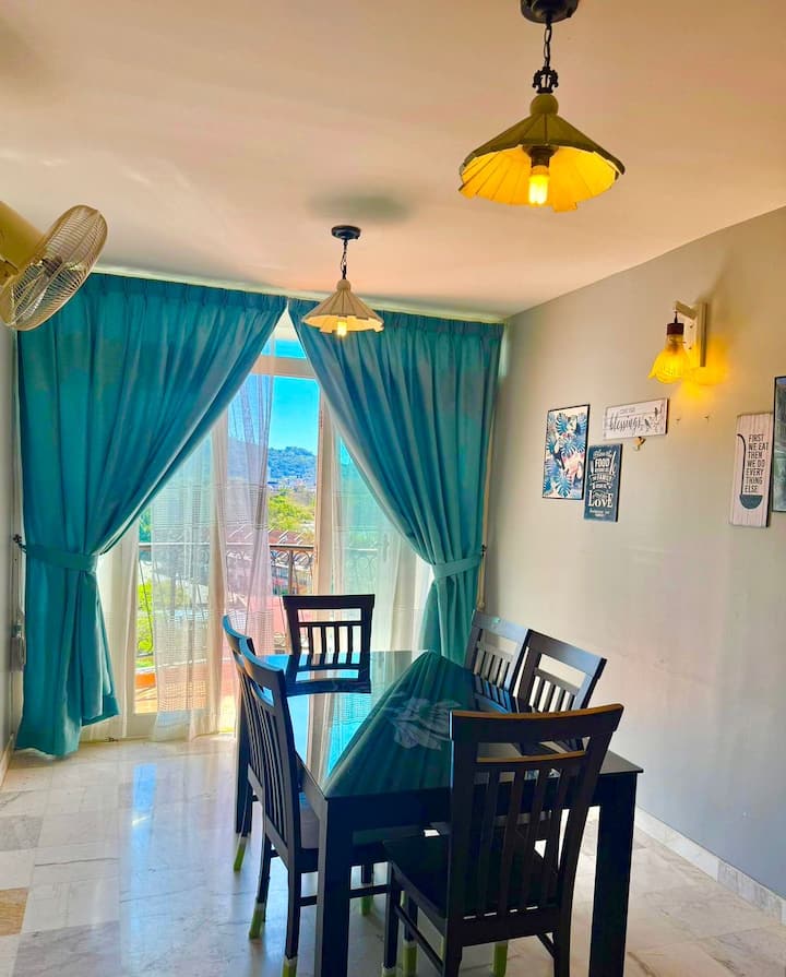 Fat Mom–lighthouse | Sea View 2br | Cozy Stay - Langkawi