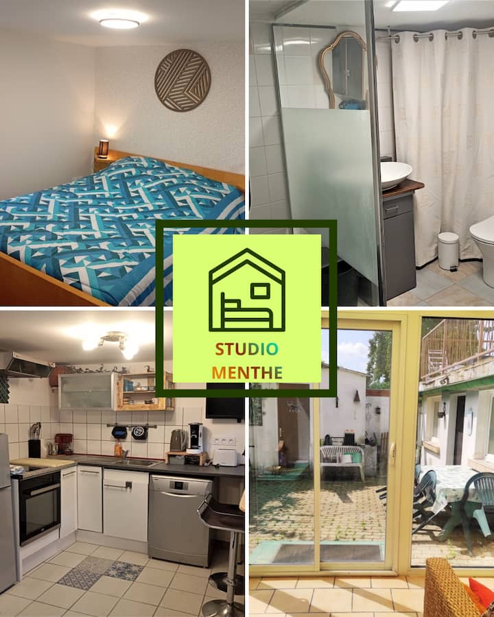 Studio Cosy Avec Terrasse/jardin, Proche Forêt - Saint-Avold