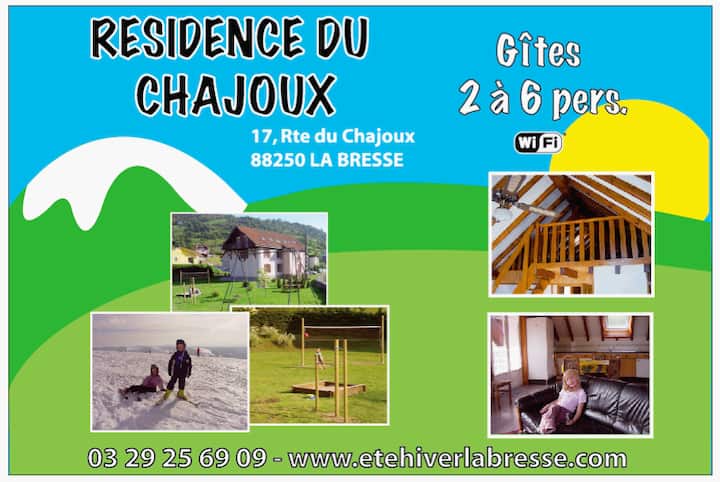 Gite "Les Chaumes"- Balcon. Vue Ruisseau, 30 M2 - Gérardmer