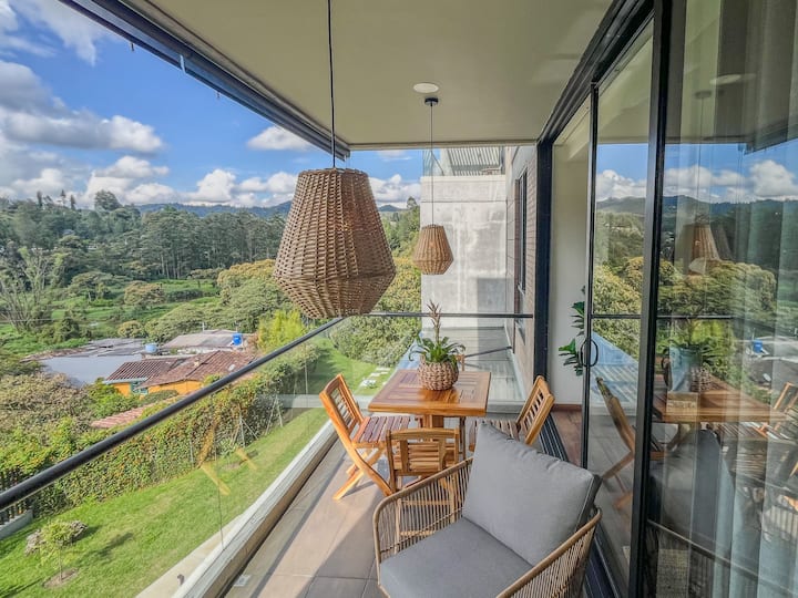 Modern 2br 2bed Country Suite | El Retiro, Ant - La Ceja