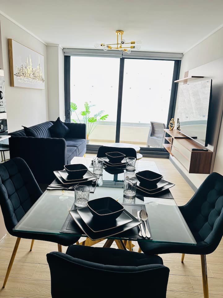 Depto. Moderno En Recreo, 2 Baños Suite Y Terraza - Valparaíso