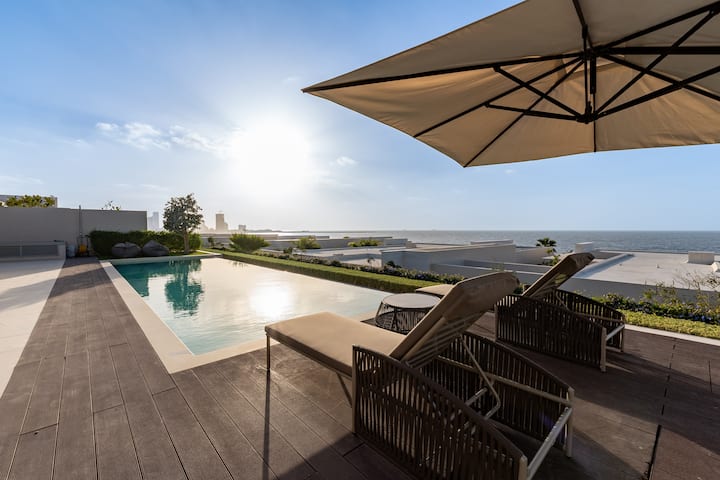 4br+m Coastal Haven W/ Private Pool | Al Zorah - Ajman