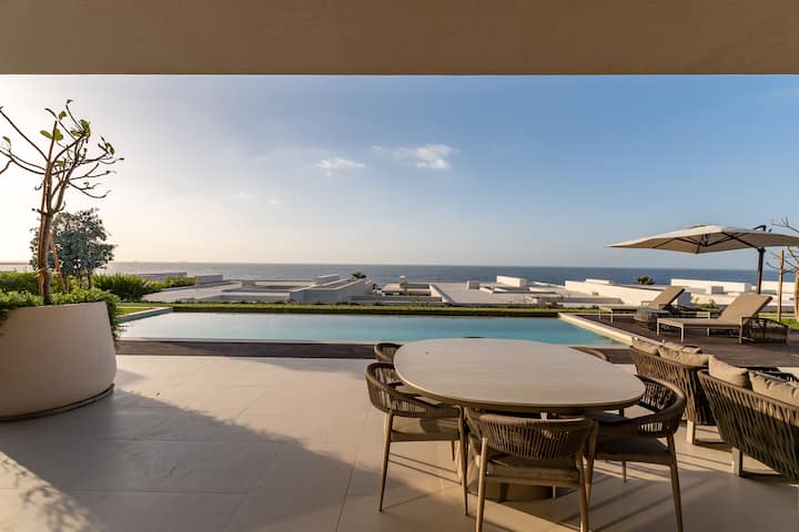 4br+m Coastal Haven W/ Private Pool | Al Zorah - Ajman