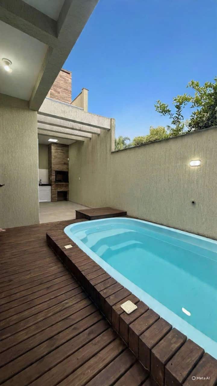 Recanto Na Praia Com Piscina, Churras E Conforto. - Itapoá