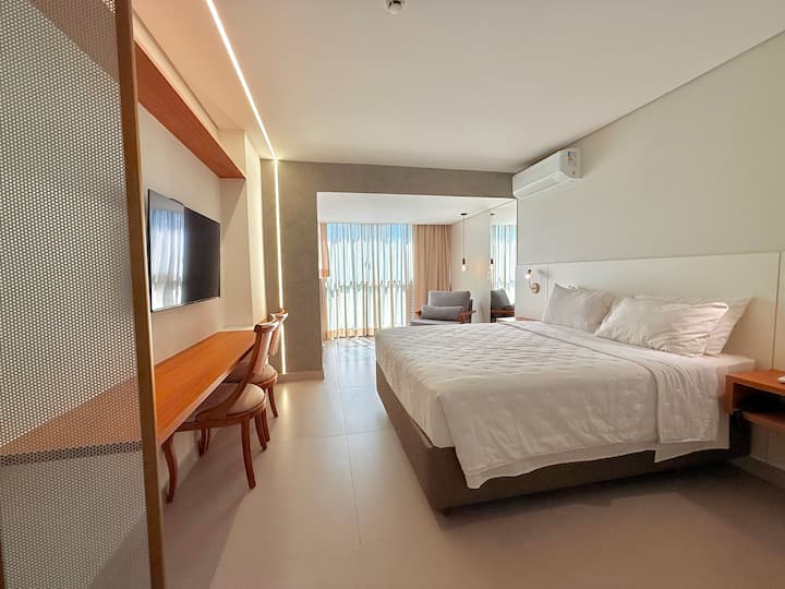 Flat 224-reformado | Esplanada + Convenções - Brazil