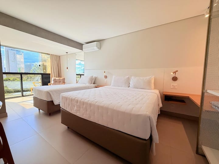 Flat 228- Reformado I Esplanada + Convenções - Brasília