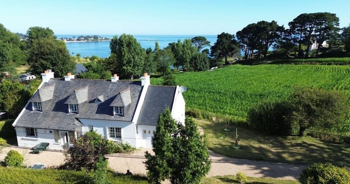 Maison Vue Mer Proche Plage - Locquirec