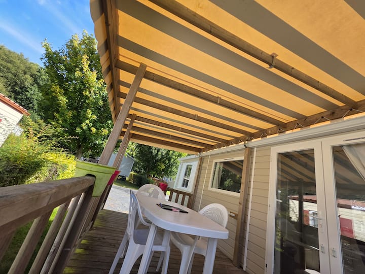 Mobile-home Climatisé - Camping 4* - Litteau