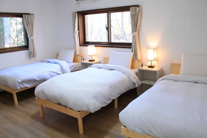 山中湖｜森に囲まれた庭園と月灯りに癒される宿｜彩の宿 月屋　103室 - Mount Fuji