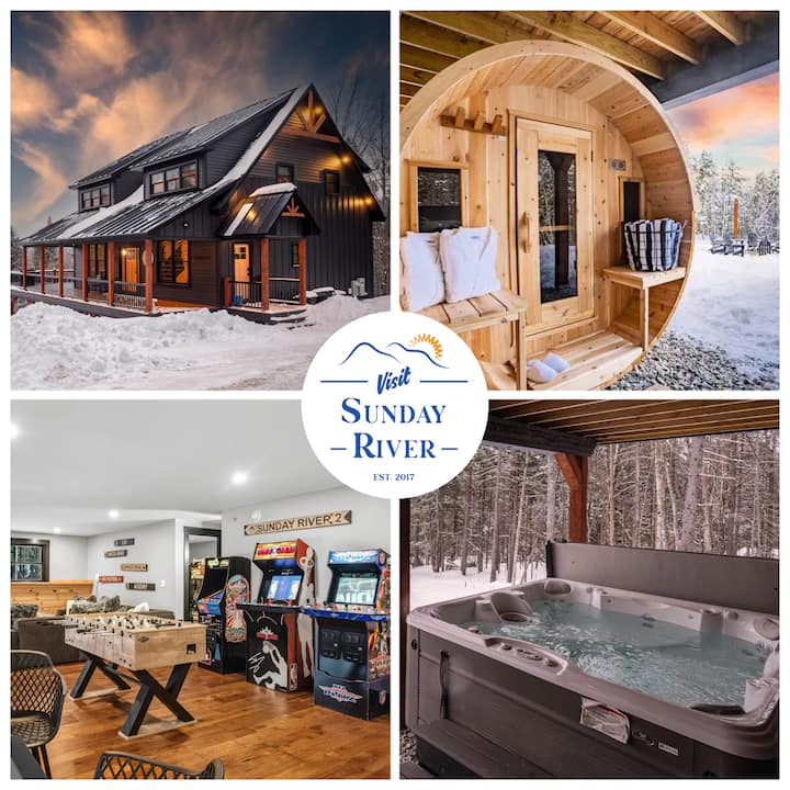 Skyline Lodge W/ Hot Tub | Sauna | Game Room - Bethel, ME