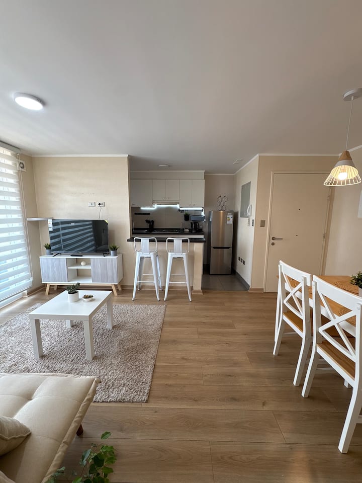 Depto. 2d Con Piscina A 10 Min Mall Portal Temuco - Temuco