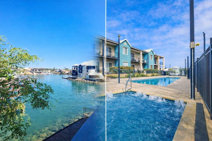 Waterview Luxury Bliss Escape-pool-jetty-spa - Mandurah