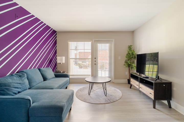 Cute 1bed 1bath | 2queen Beds At 5 Min Walk To Nrg - Water Park, Houston