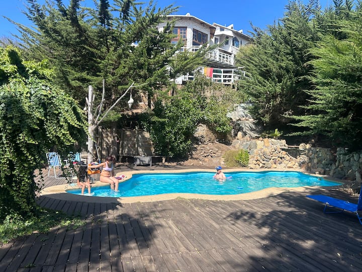 Cabañita Doble Con Baño Priv. Externo Concon - Concón