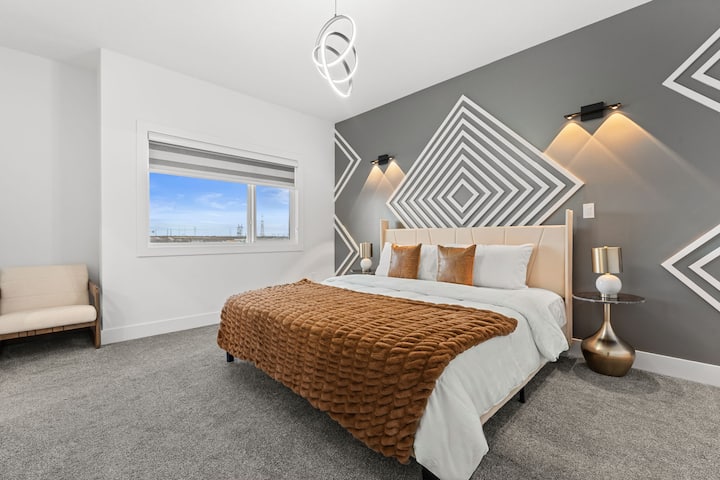 Chic Luxury Stay- Coffee Bar + 15 Mins To Dt - Fort Saskatchewan