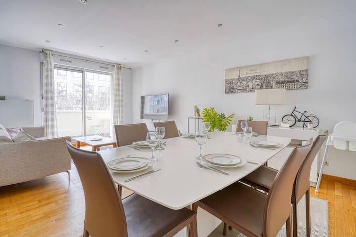 Séjour Familial Près De Bercy 2 + Balcon & Parking - Charenton-le-Pont