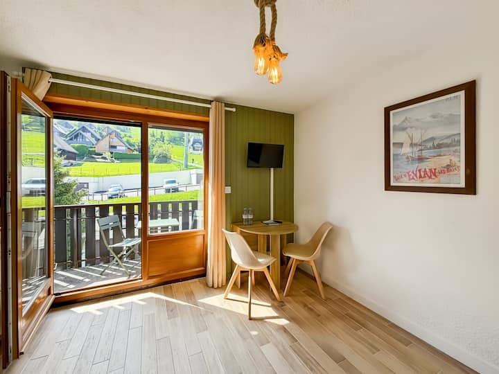 Appartement Cosy Au Pied Des Pistes Avec Un Balcon - Thollon-les-Mémises
