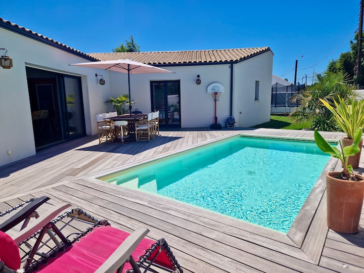 Maison Soleya - Piscine Privée - Châtelaillon-Plage
