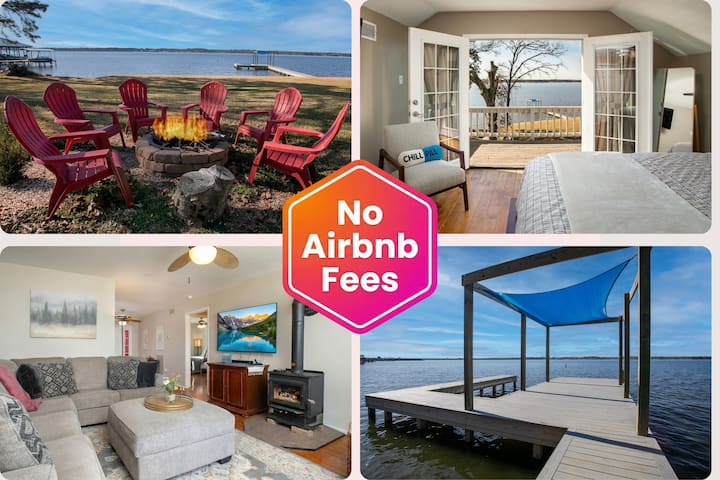 ‼️Lakefront Home W/ Dock, Bbq In Peaceful Flint - Waterpark at The Villages, Flint