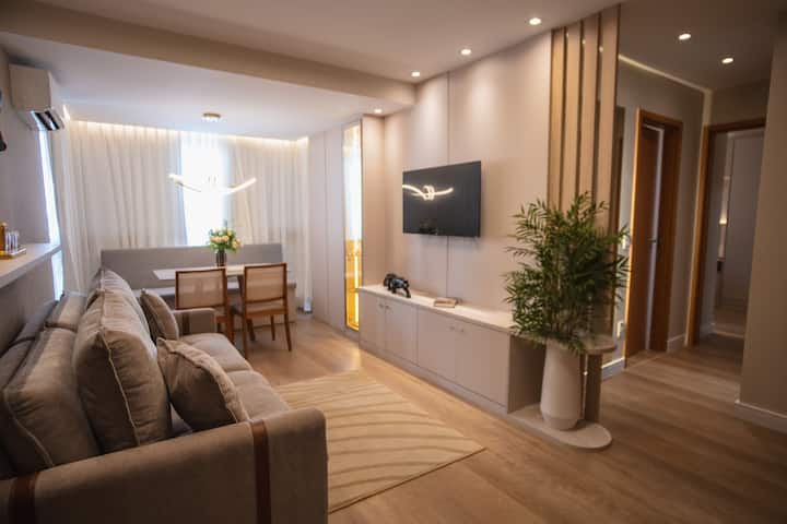 Apartamento Completo Na Quadra Do Mar Com Lazer - Vila Velha