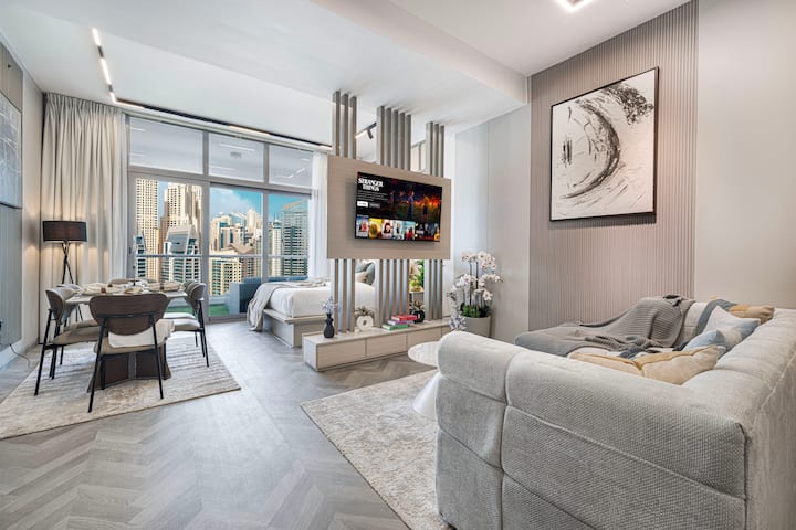 Central Marina | High-floor Home With Marina View - Dubai