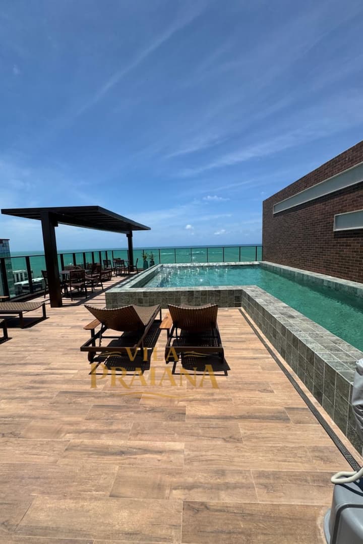 Piscina Incrível | 1 Quadra Da Praia | Jatiúca - Maceió