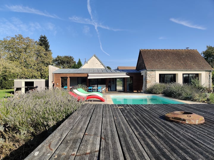 Villa-piscine 1h De Paris Portes De Champagne - Chantemerle