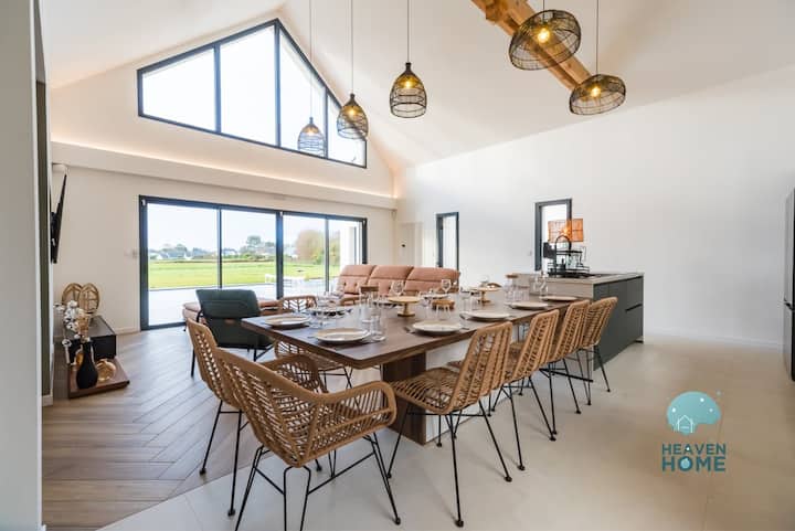 Villa Avec Piscine Proche Mer - Bretagne - 12 Pers - Plage de Plouha (Bréhec)