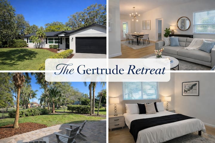 King Bed-fire Pit-steps To Lake Gertrude- Central! - Mount Dora, FL