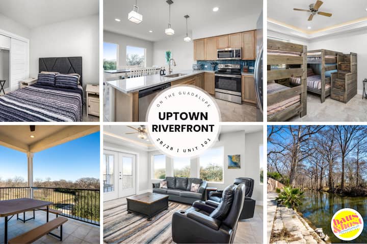 Uptown Riverfront 2b Condo On The Guadalupe #101 - New Braunfels, TX