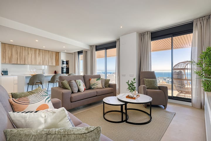 Modern, Sunny And Large Apartment With Sea Views - Estepona