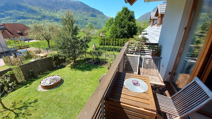Two Bedroom Apartment (4 + 2) With Mountain View - Bovec