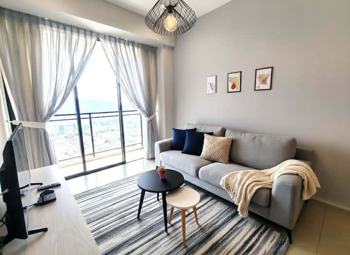 Seaview 1br Iconic Regency #Queensbay Mall#airport - Bayan Lepas