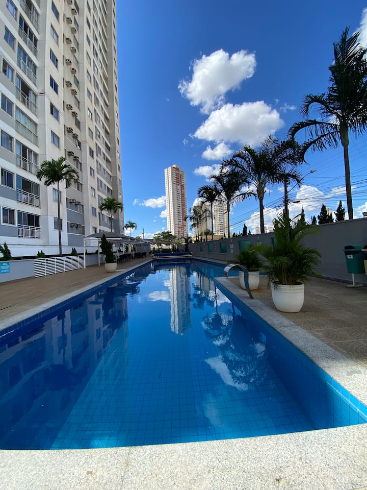 2q C/suíte•piscina•academia•lazer•vaga De Garagem - Goiânia