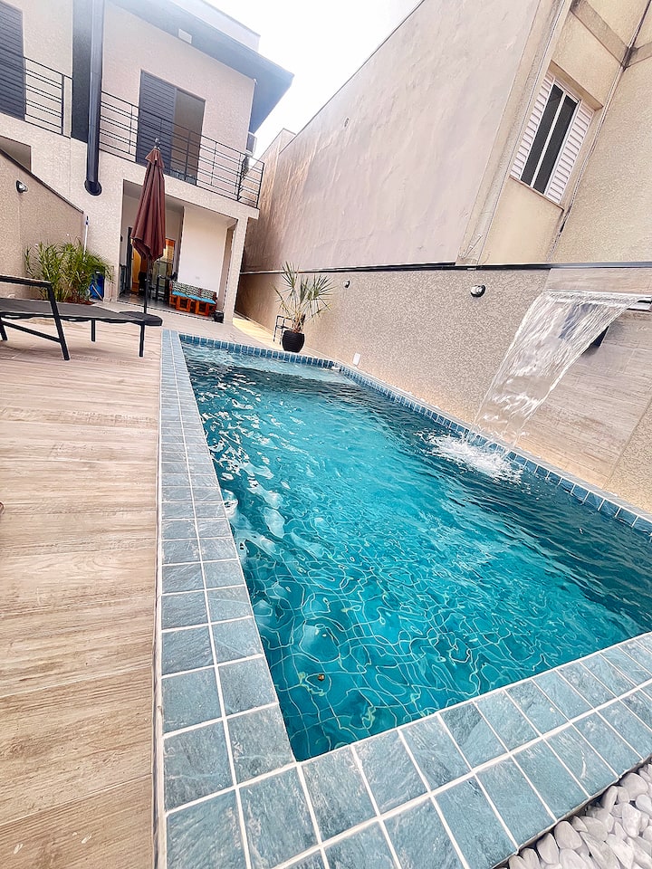 Casa Com Piscina Em Atibaia – Ideal Família - Atibaia