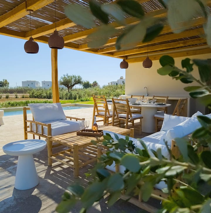 Nour, Modern High-ceiling Retreat W/ Pool Plaka - Naxos