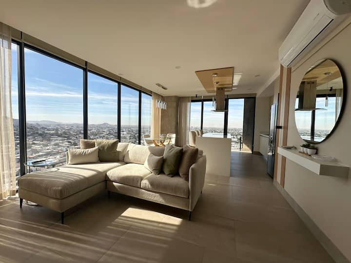 Hermoso Departamento Moderno Con Vista Panorámica - エルモシージョ