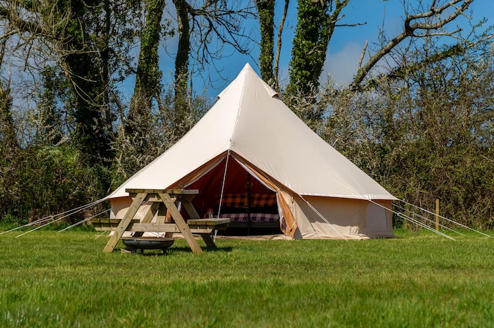 Fully Furnished Bell Tent 1 - St Austell