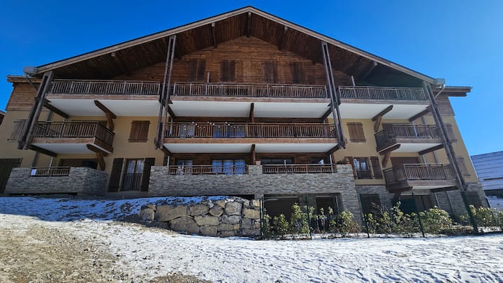 Auron Bel Appartement Terrasse Vue Montagne&pistes - Auron