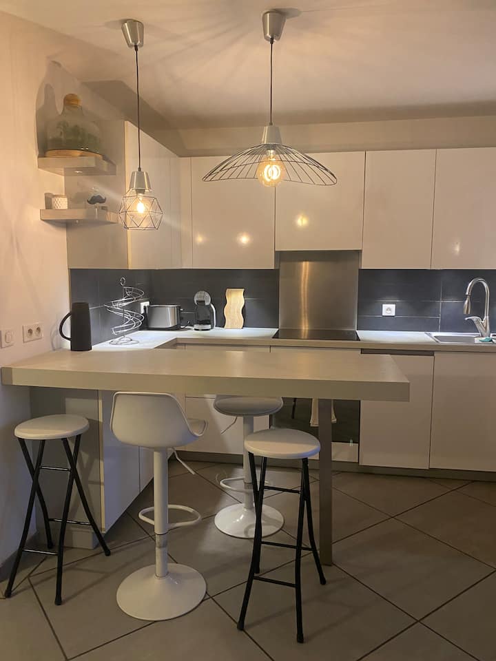 Moderne 3 Pièces Au Calme Avec Piscine Et Jardin - Cagnes-sur-Mer